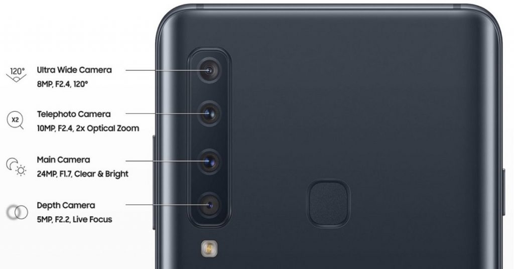 Samsung Galaxy A9 chega ao mercado com QUATRO câmeras traseiras e 6 GB ...